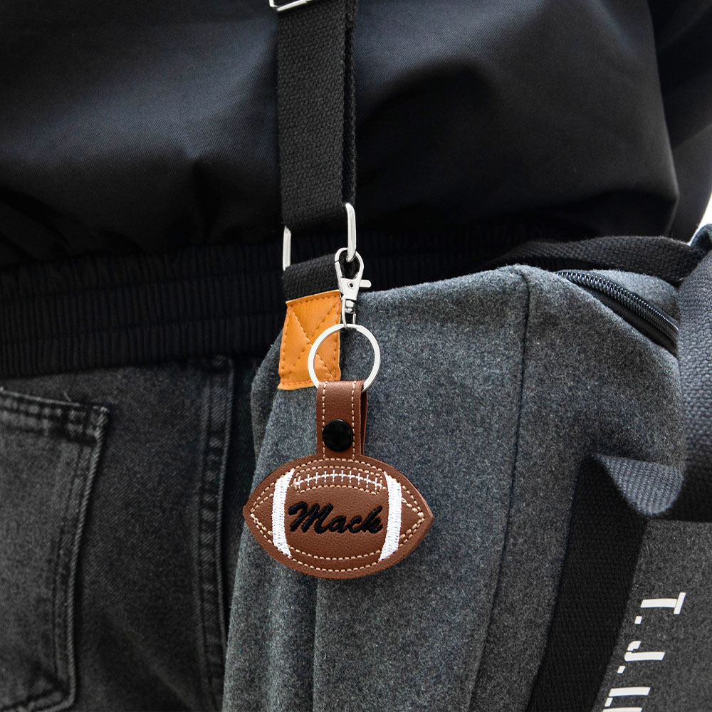 Personalized Embroidery Sports Bag Tag Football Tag Basketball Tag ...