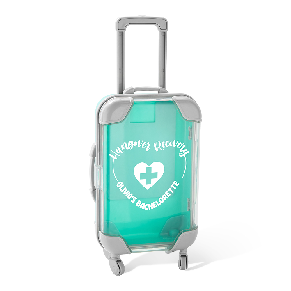 Personalized Hangover Recovery Kit Suitcase Bachelorette Party Girls ...