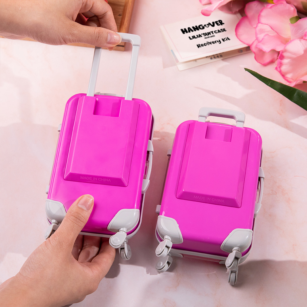 Personalized Suitcase Design Hangover Recovery Kit with Name for ...