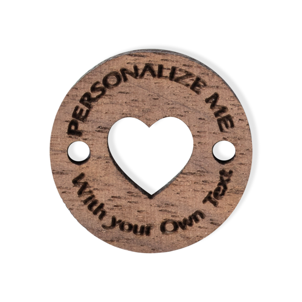 Personalized Set of 10 pcs Handmade Wooden Buttons for Clothing Labels ...