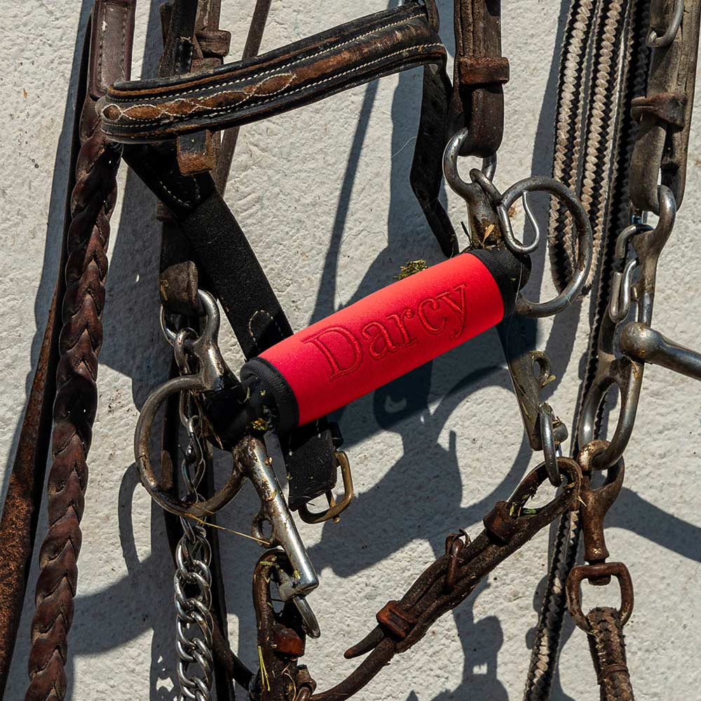 Personalized Horse Bit Cover with Name Horse Utensils Horse Bridle ...