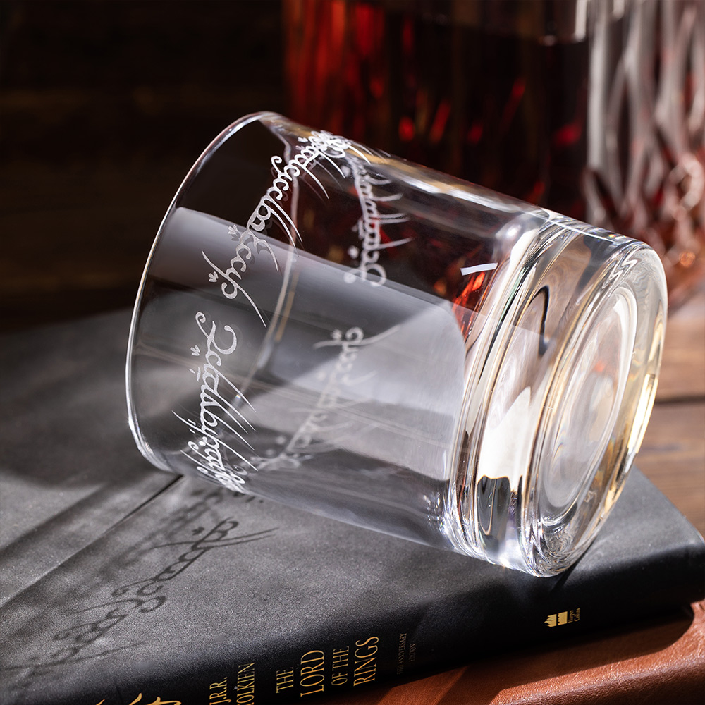 Personalized Engraved Elvish Inscription Whiskey Rocks Glasses for ...