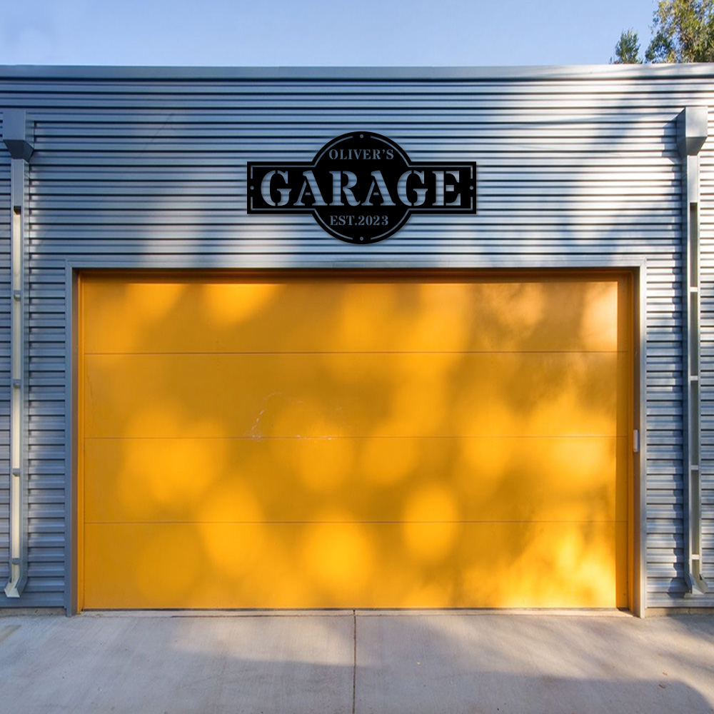 Personalized Papas Workshop Metal Sign Garage Sign Wall Art Decoration ...