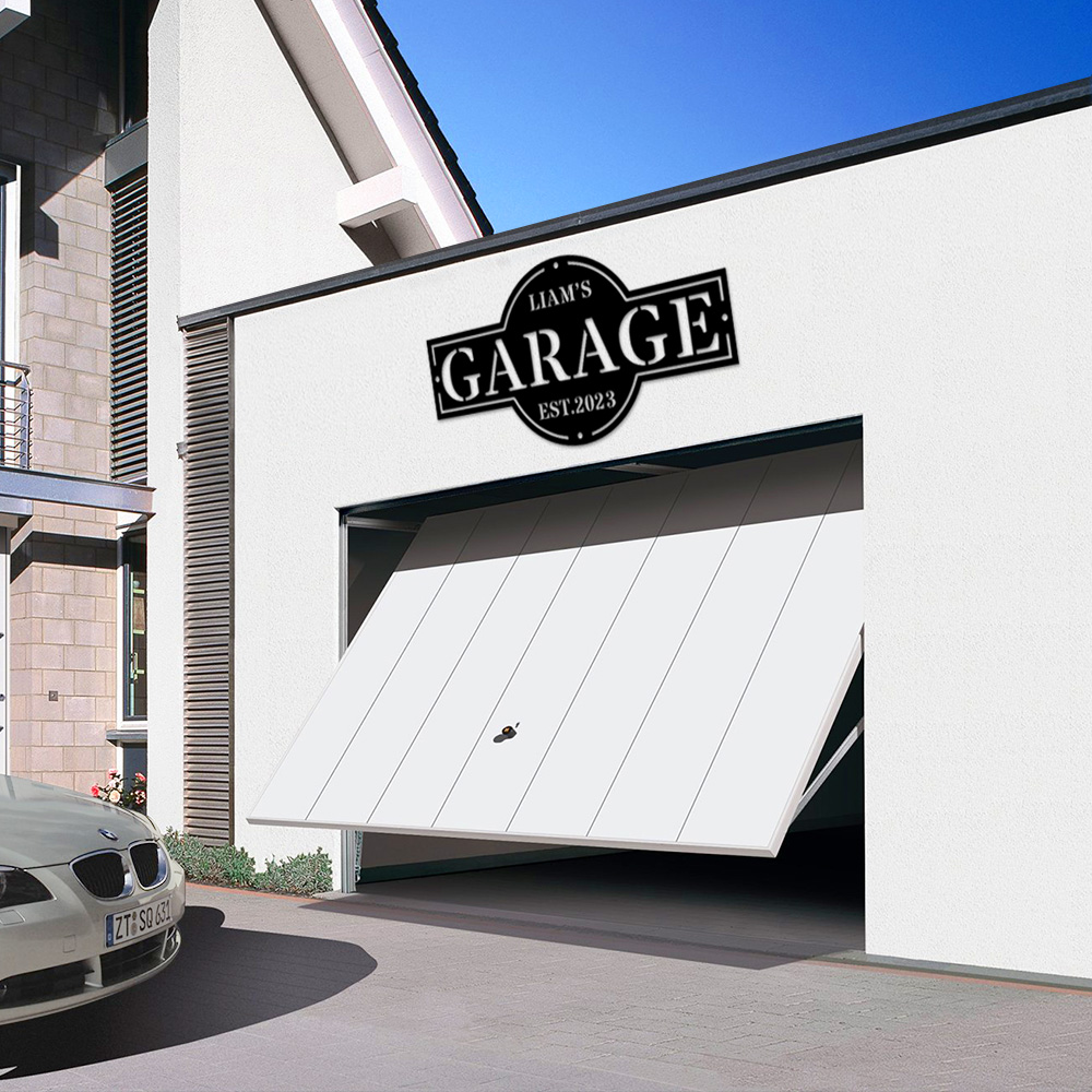 Personalized Papas Workshop Metal Sign Garage Sign Wall Art Decoration ...