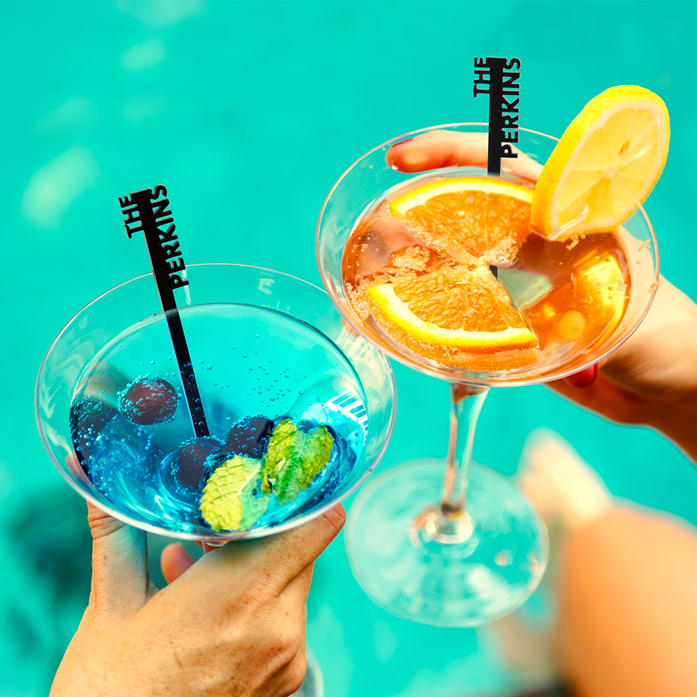 Personalized Multicolor Glitter Drink Signature Cocktail Stirrer Stick ...