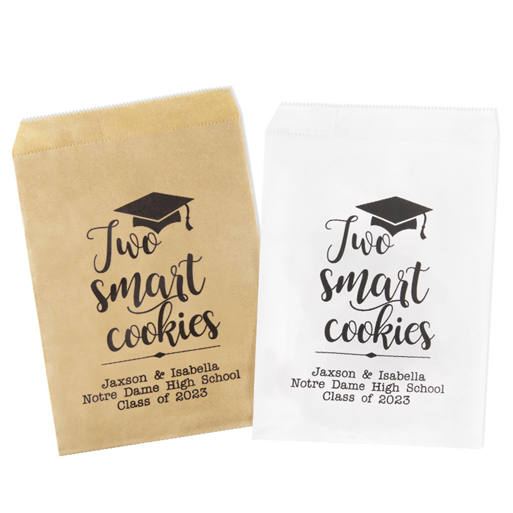 Personalized Graduation Favor Bags Cookie Candy Snack Buffet Treat Bags ...