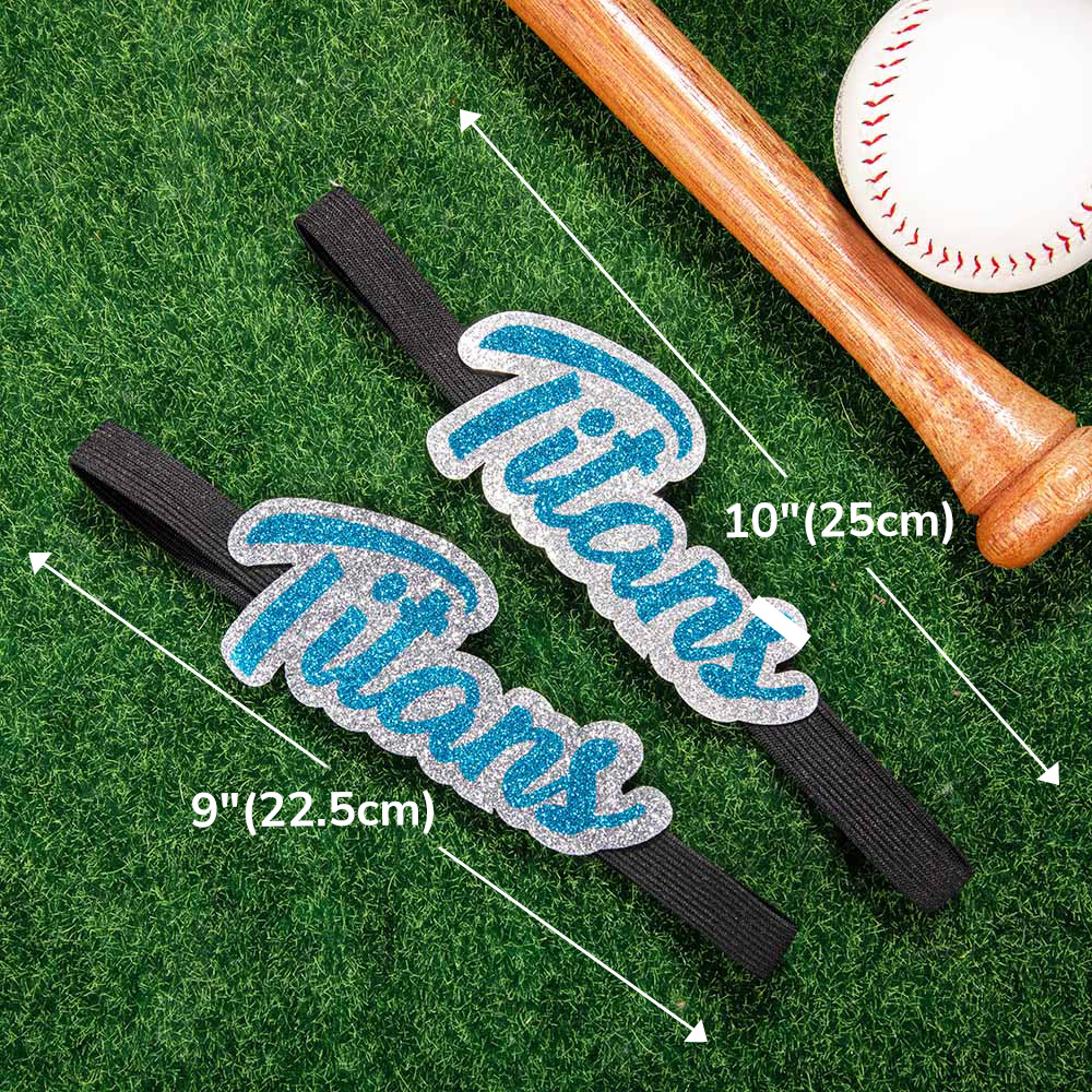 Personalized Flashing Name Headbands for Team Sport School Dance Cheer ...