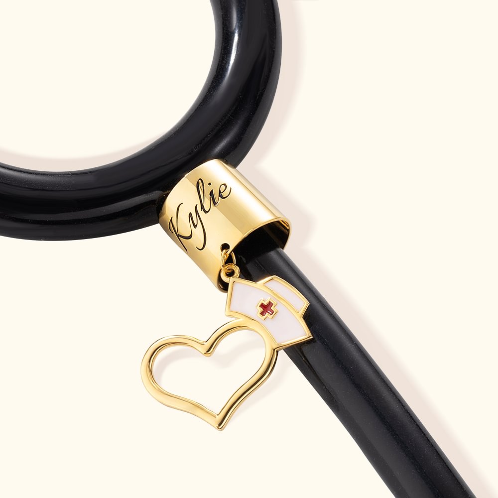 Personalized Stethoscope ID Tag Charm with Engraved Name Gift for Nurse ...