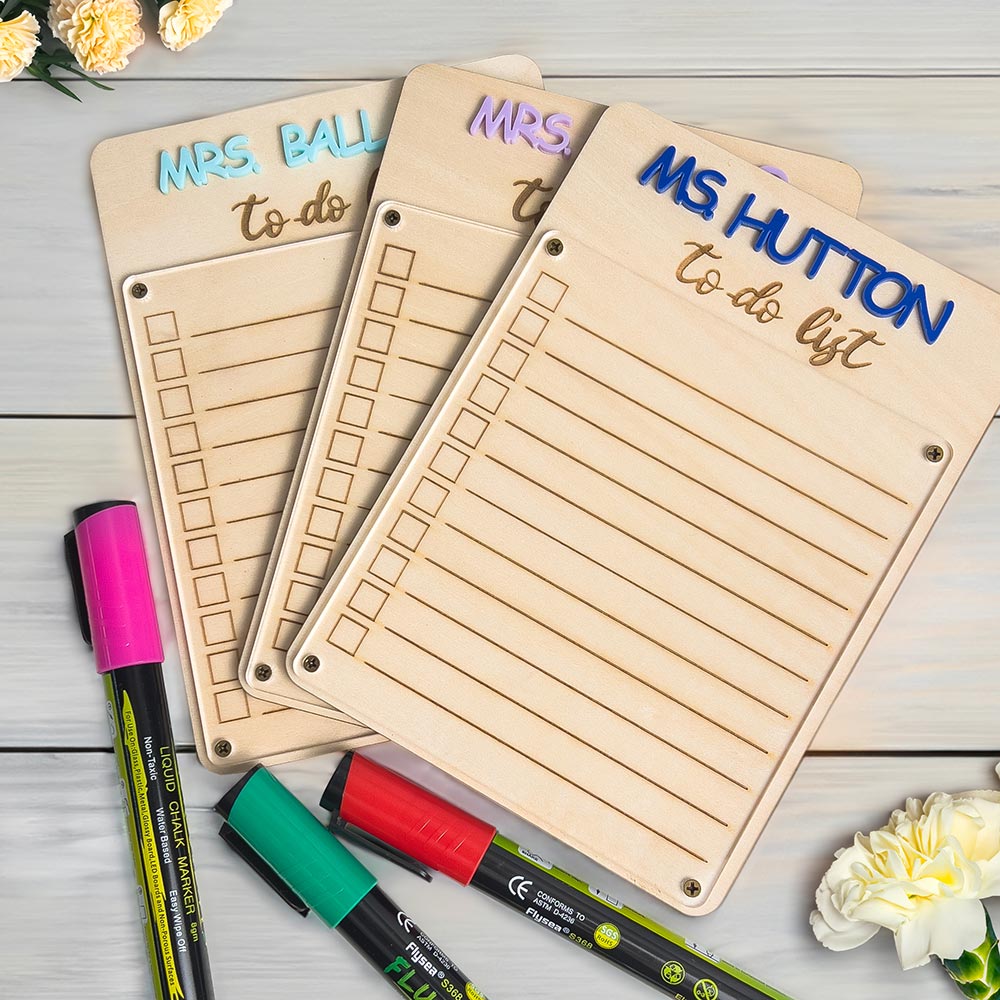 Personalized Acrylic To Do List Daily Check List Dry Eraser Erasable ...