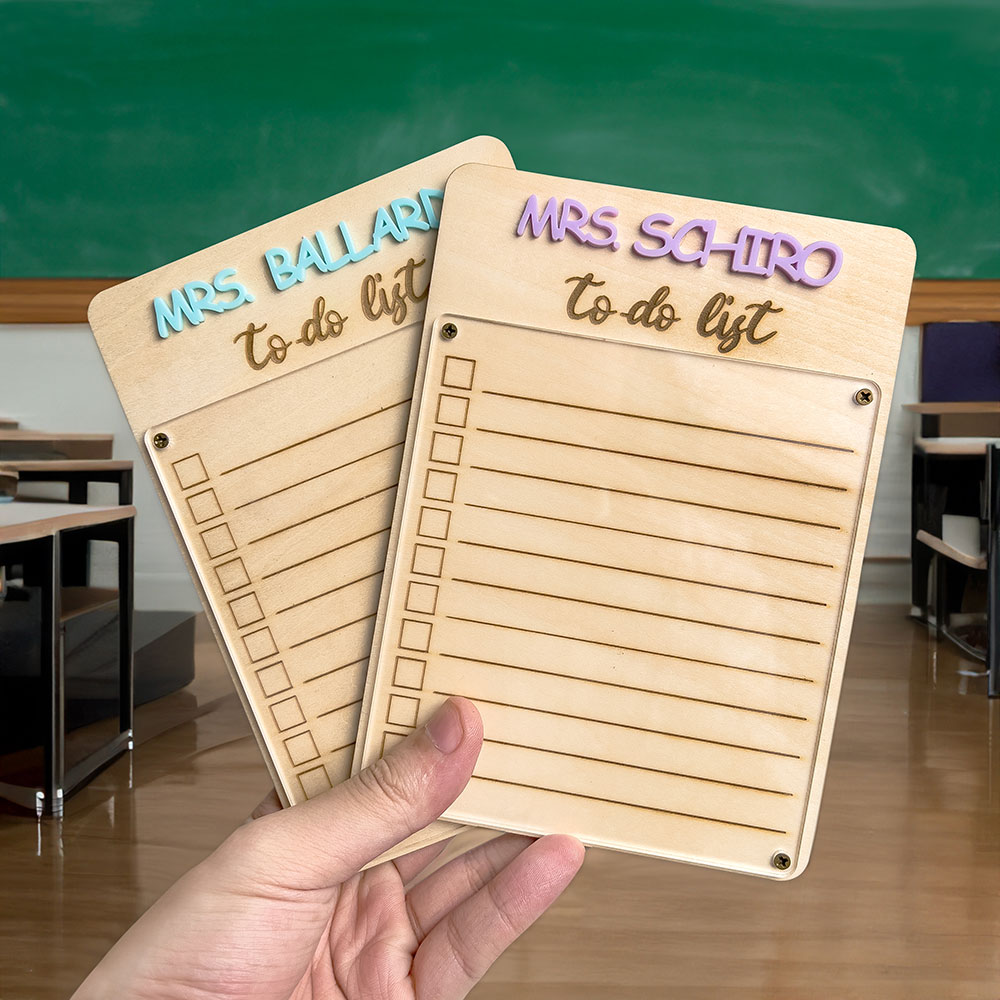 Personalized Acrylic To Do List Daily Check List Dry Eraser Erasable ...