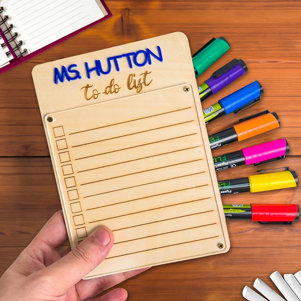 Personalized Acrylic To Do List Daily Check List Dry Eraser Erasable ...