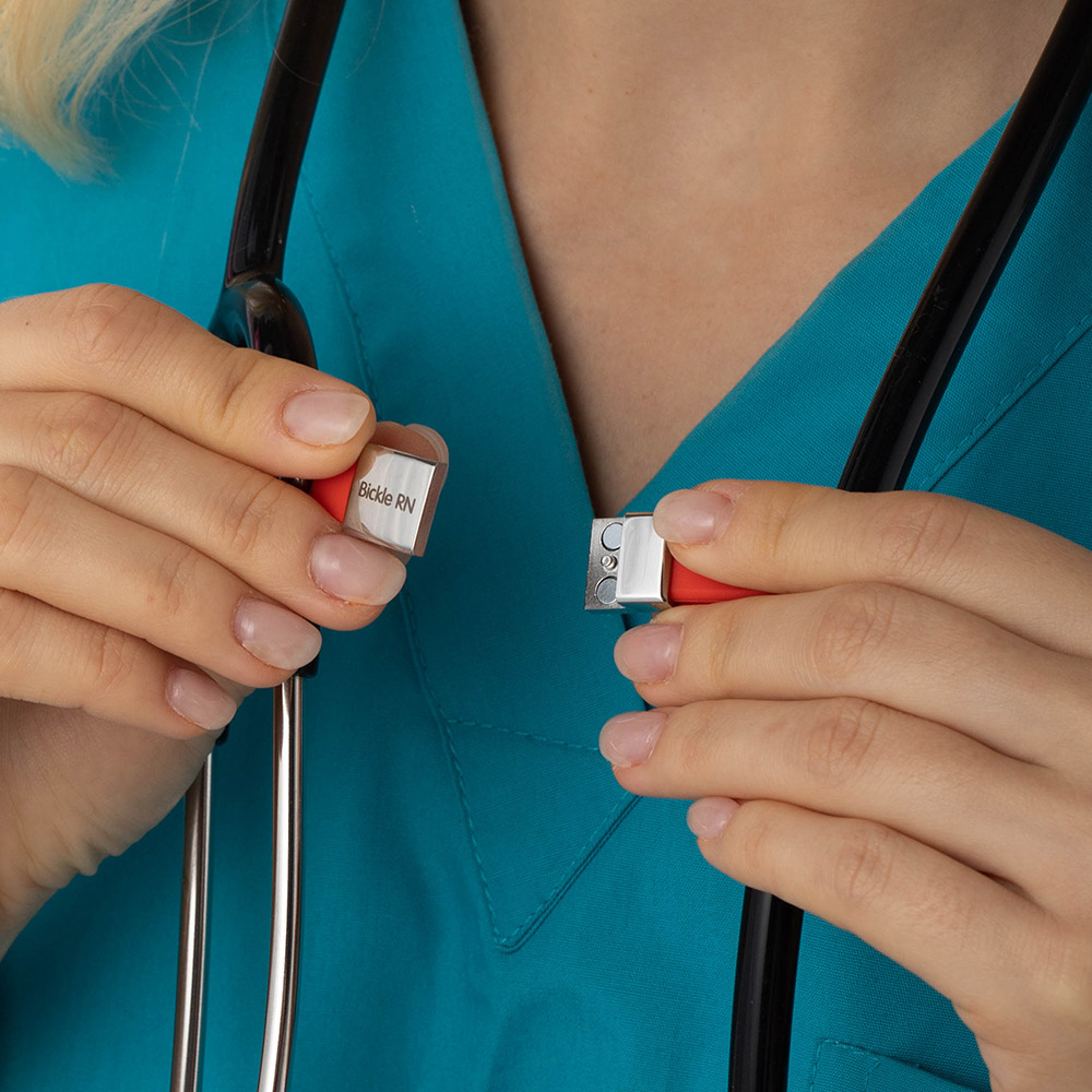 Personalized Magnetic Stethoscope ID Tag Attachment Accessories Holder ...