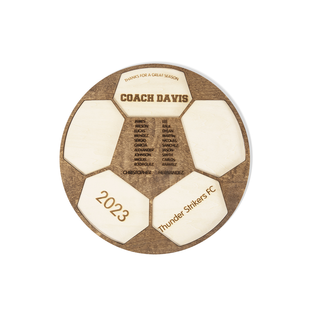 Personalized Coach's Plaque, Thanks For A Great Season Decor Gift - CALLIE