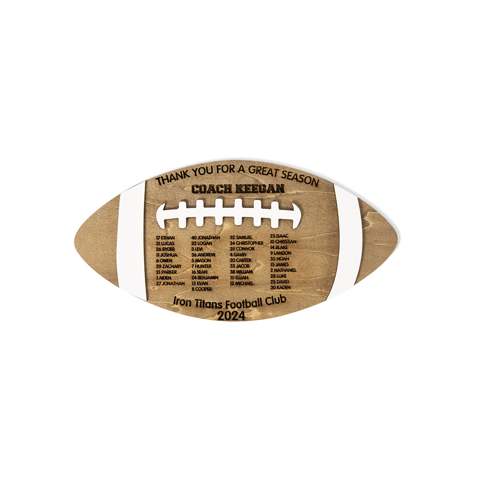 Personalized Coach's Plaque, Thanks For A Great Season Decor Gift - CALLIE