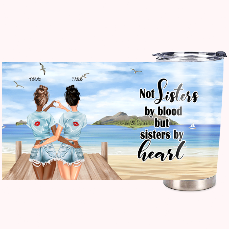 Personalisierte We're Sister By Heart Girls Trip mit natürlichen ...