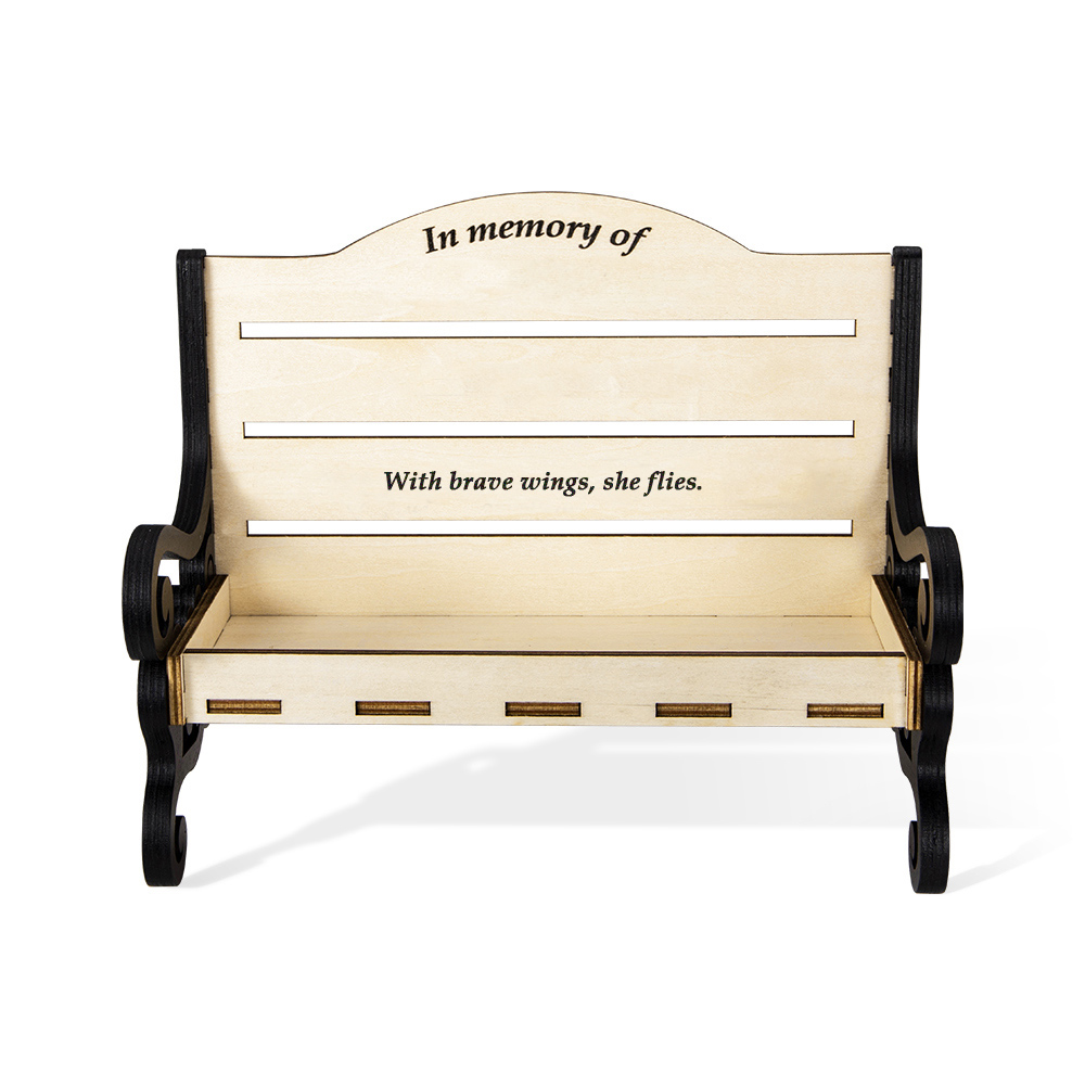 Personalized Memorial Bench Bird Feeder with Suction Cups Yard Porch ...