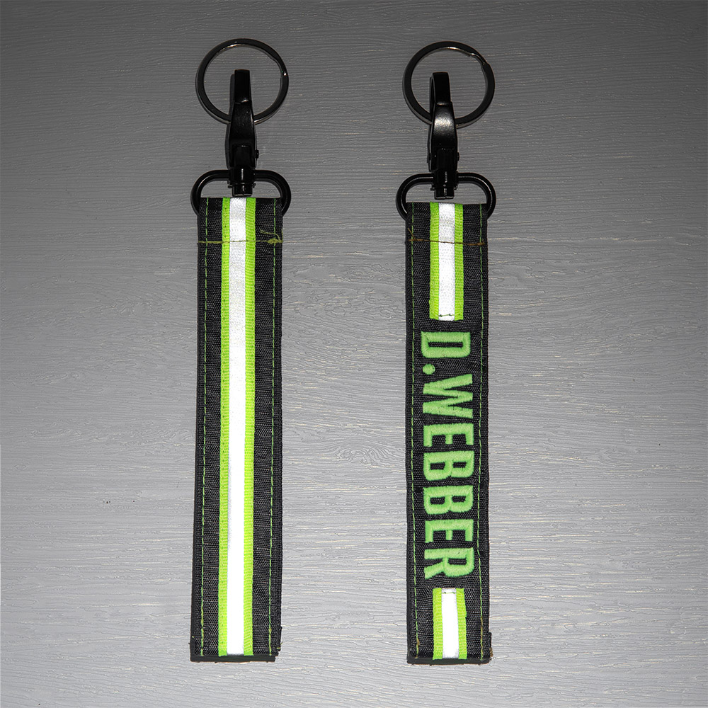 Personalized Reflective Firefighter Waterproof Solid Wrist Strap ...