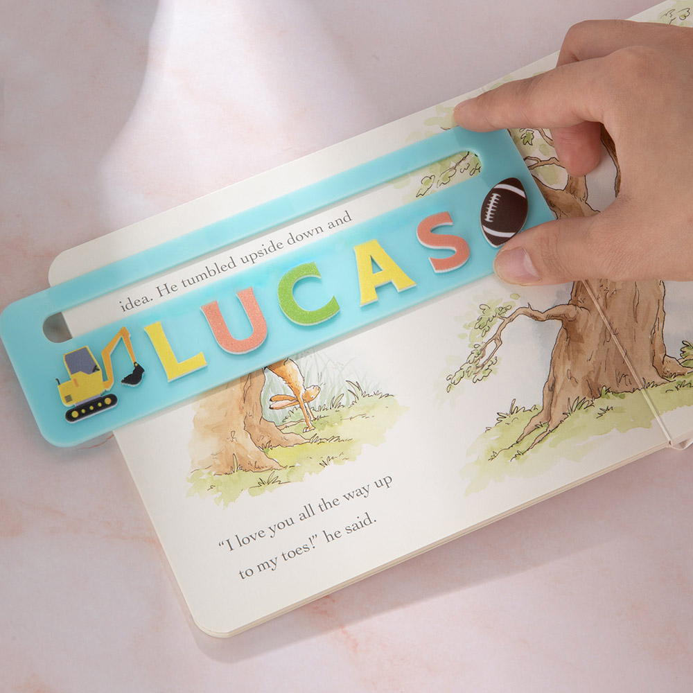 Personalized Colored Acrylic Reading Aid Student Reading Tool Reading ...