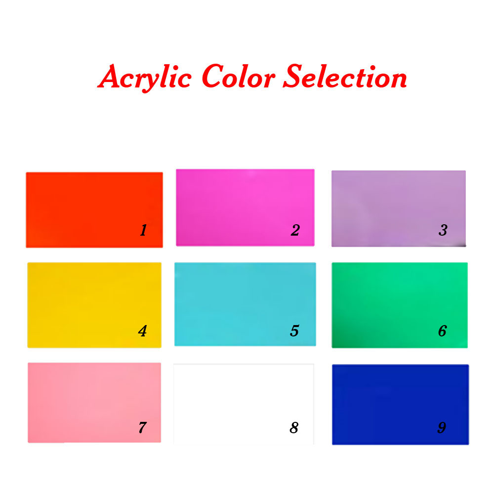 Personalized Colored Acrylic Reading Aid Student Reading Tool Reading ...