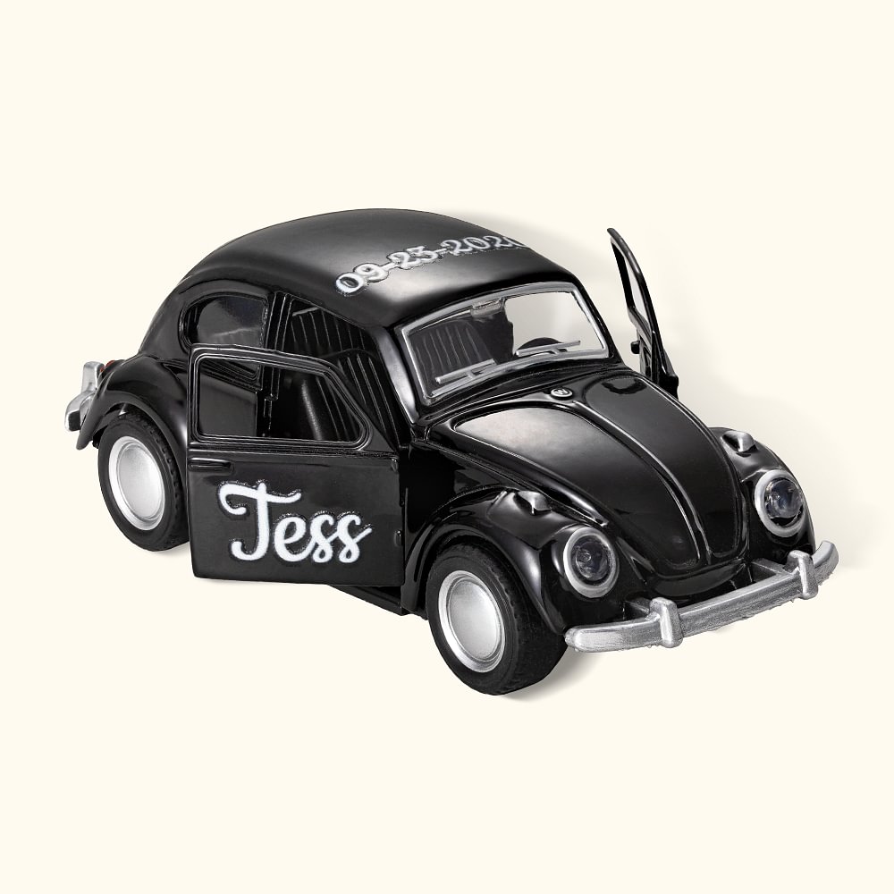 Personalized Mini Car For Wedding, with Custom Name and Date, Wedding ...