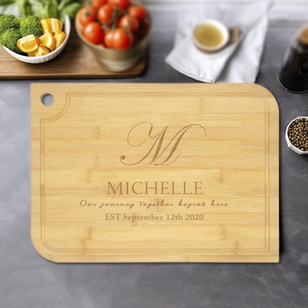 Personalized Wooden Cutting Board Chopping Board with Engraved Name ...