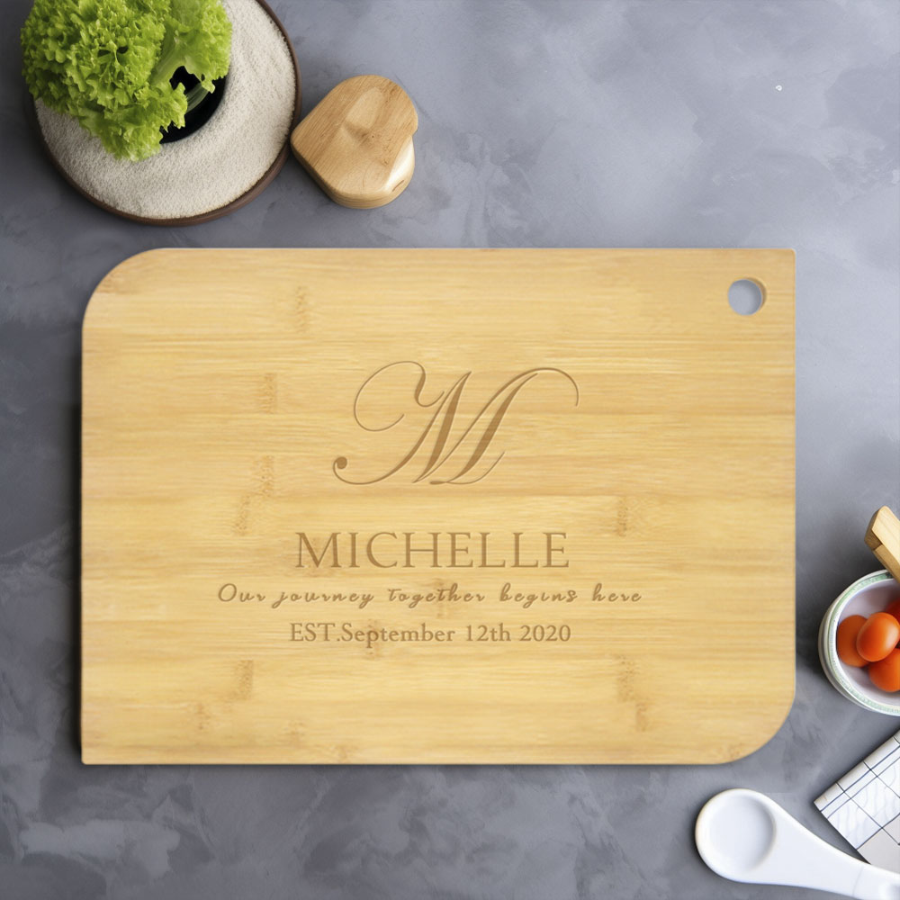 Personalized Wooden Cutting Board Chopping Board with Engraved Name ...