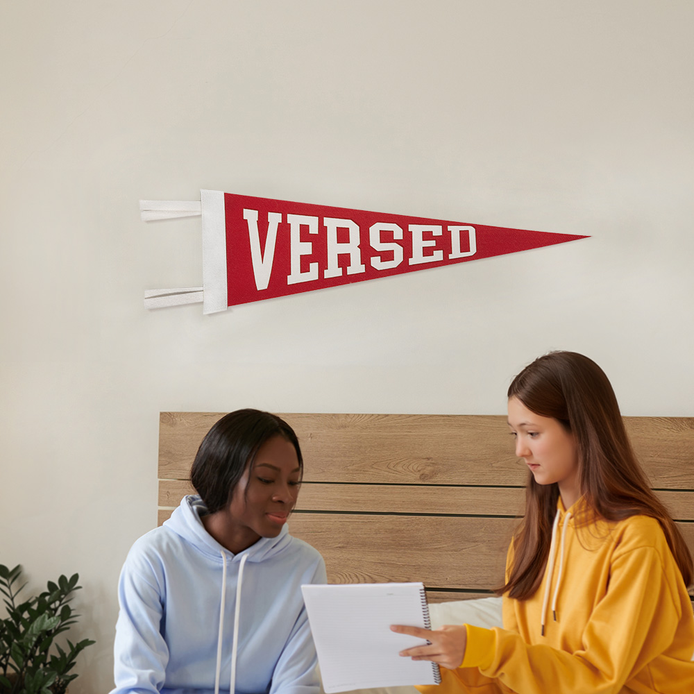 Personalized Colorful Classic Felt Pennant Flag Wall Banner with Text ...