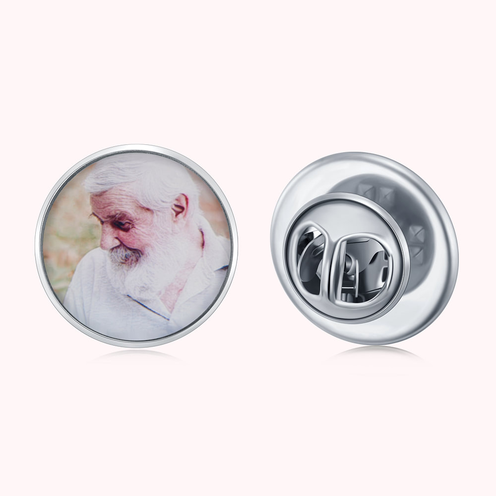 Personalized Photo Lapel Pin Memorial Boutonniere Pin for Men Suit ...