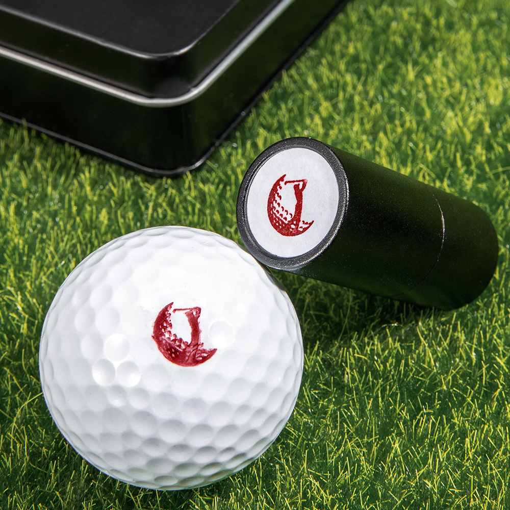 Personalized Logo Portrait Icon Golf Ball Stamp with A Metal Box ...