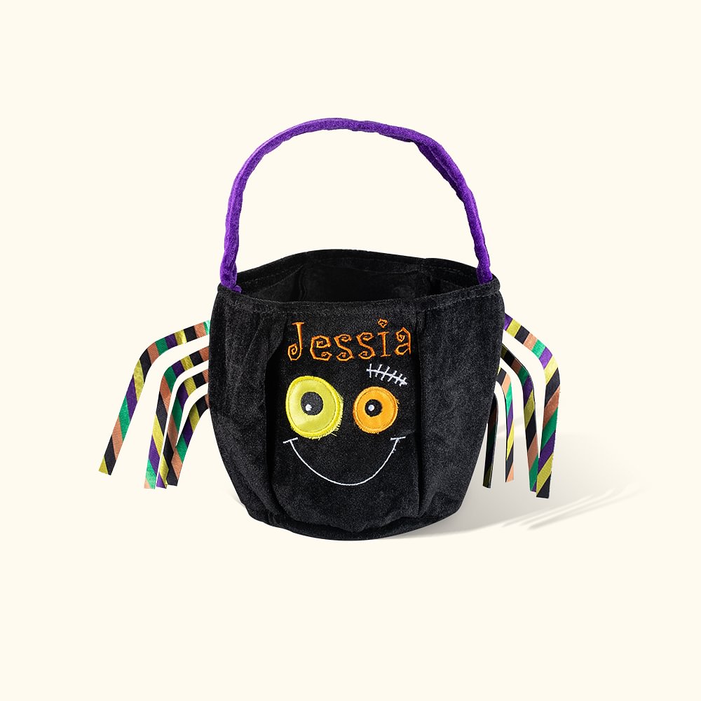 Custom Halloween Spider Sweets Bags Trick or Treat Buckets Bags - CALLIE