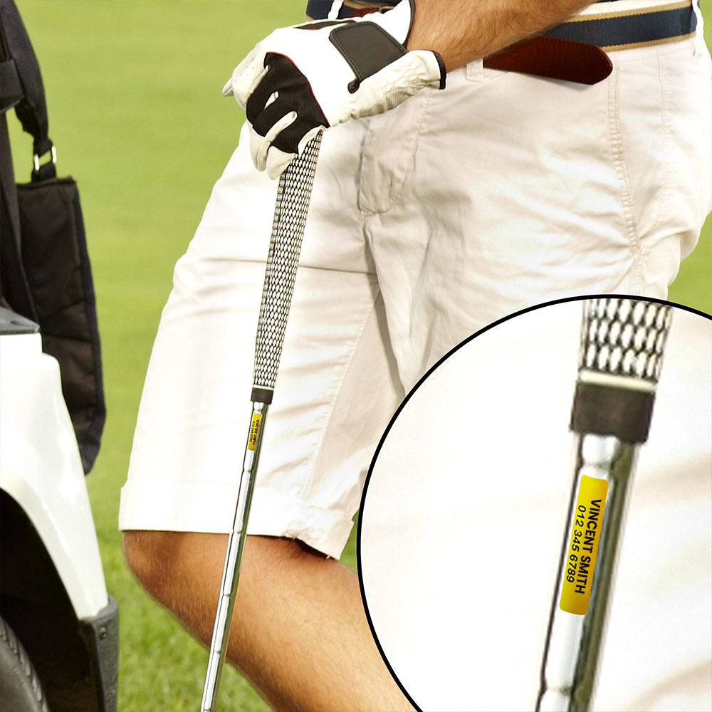 Personalized Set of 16 Multi-color Waterproof Vinyl Stickers Golf ...
