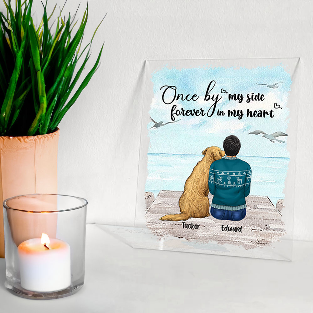 Personalized Colorful Dog & Me Acrylic Plaque Home Decoration Birthday ...