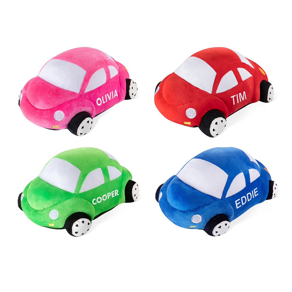 Personalized Car Stuffed Plush Toy Pillow Soft and Cuddly Toy for Boys ...