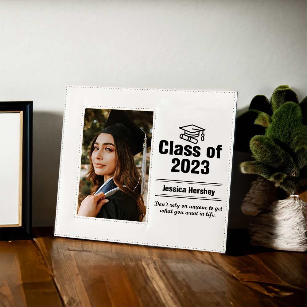 Personalized Class of 2023 Graduate Photo Frame with Graduation Message ...