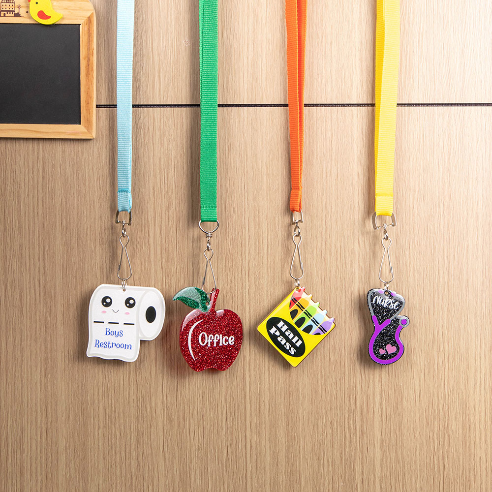 Personalized Classroom Hall Passes Name Tag Gift for Teacher - CALLIE