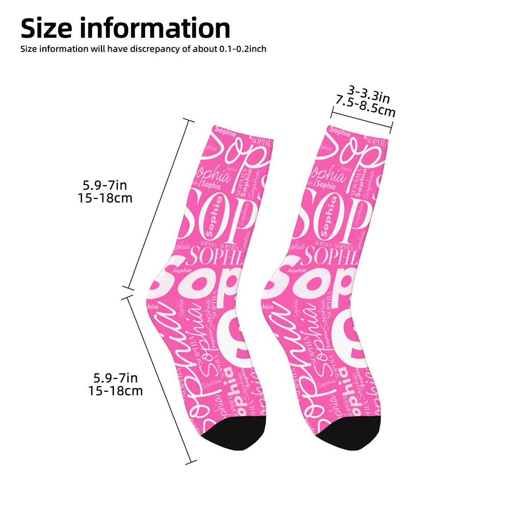 Personalized Colorful Children Socks Crew Socks Soft Comfort Socks with ...