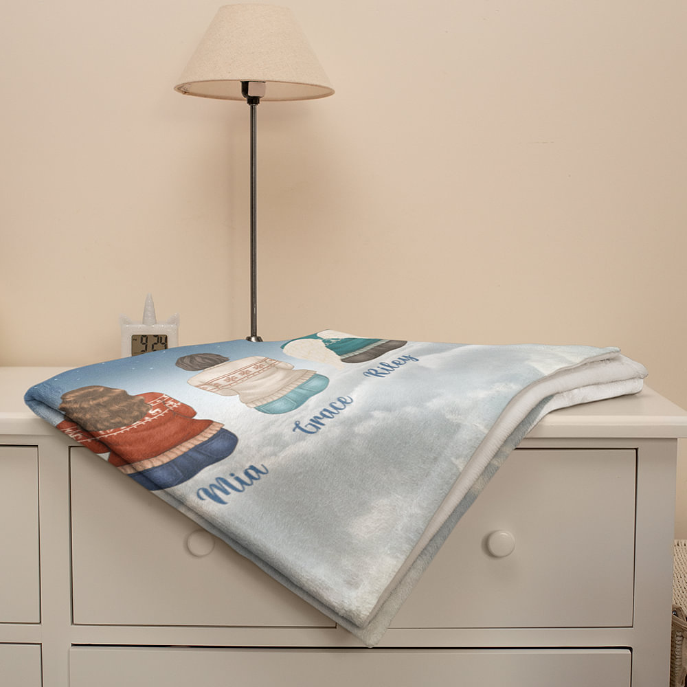 Personalized Blanket with In Loving Memory Of Those Who Are Forever In ...