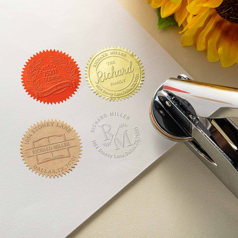 Personalized Book Embosser Library Stamp - CALLIE