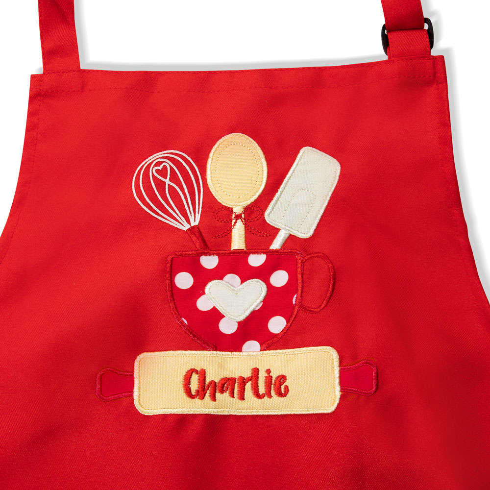 Personalized Baking Tools Adjustable Boy Girl Apron Chef Hat Set with ...