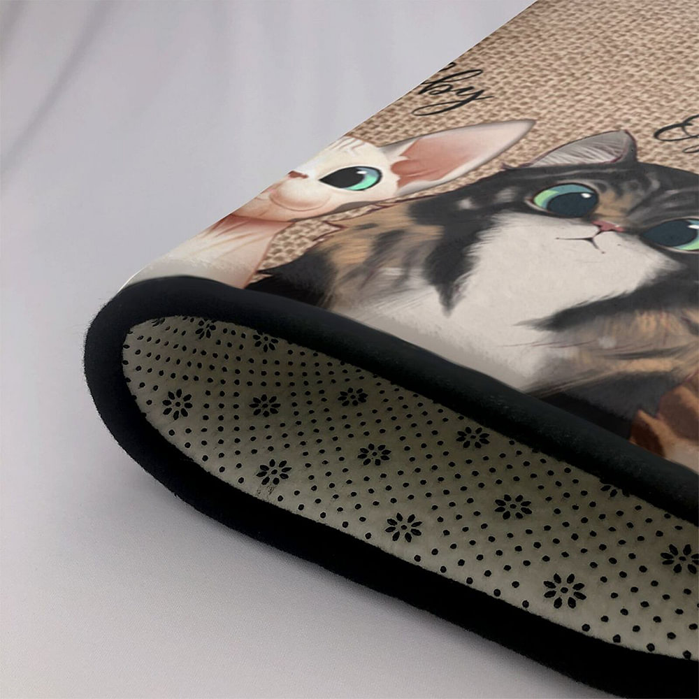Personalized Hope You Like Cats Doormat Cute Cat Mat Pet Theme Home ...