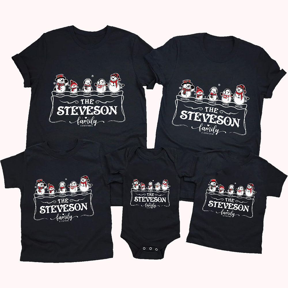 Weihnachts T Shirt Familie