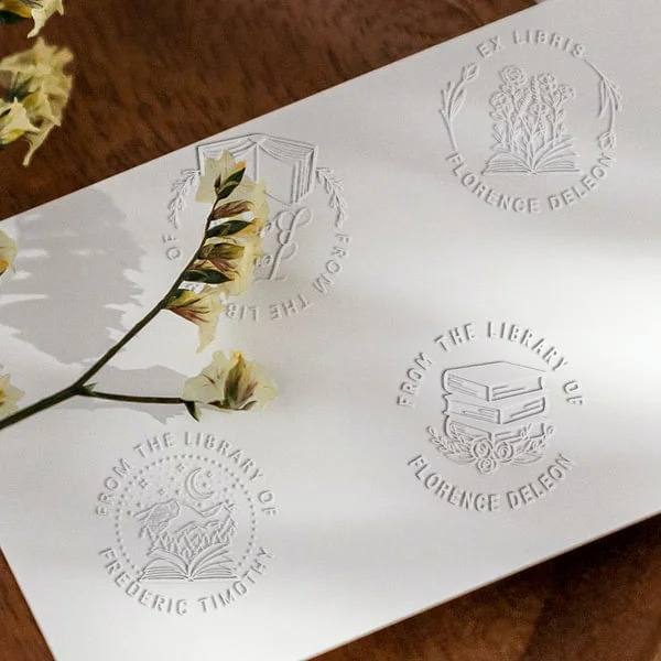 Personalized Ex Libris From The Library of Book Embosser - CALLIE