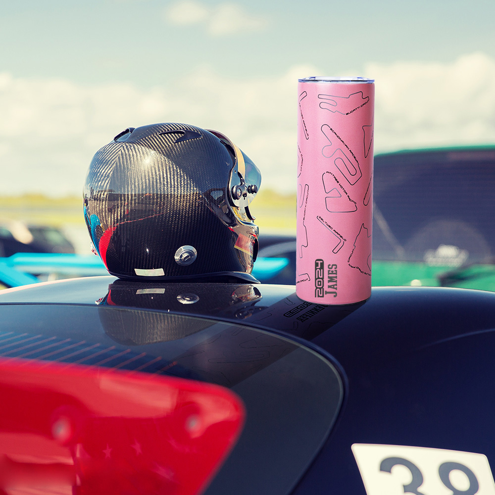 Personalized 2024 Formula One Racing Track Circuit 20oz Skinny Tumbler ...