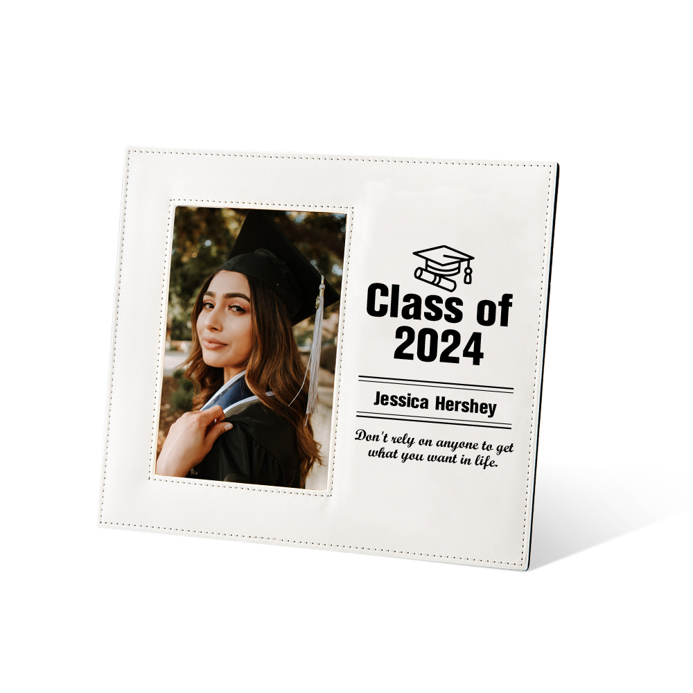 Personalized Class of 2024 Graduate Photo Frame with Graduation Message ...