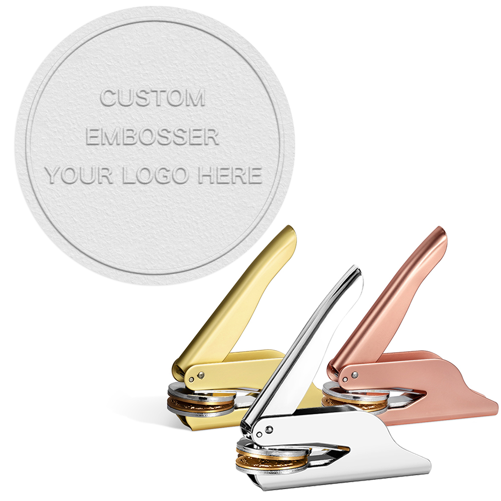 Personalisierte Logo Text Embosser Buch Umschlag Stempel Design Ihr ...