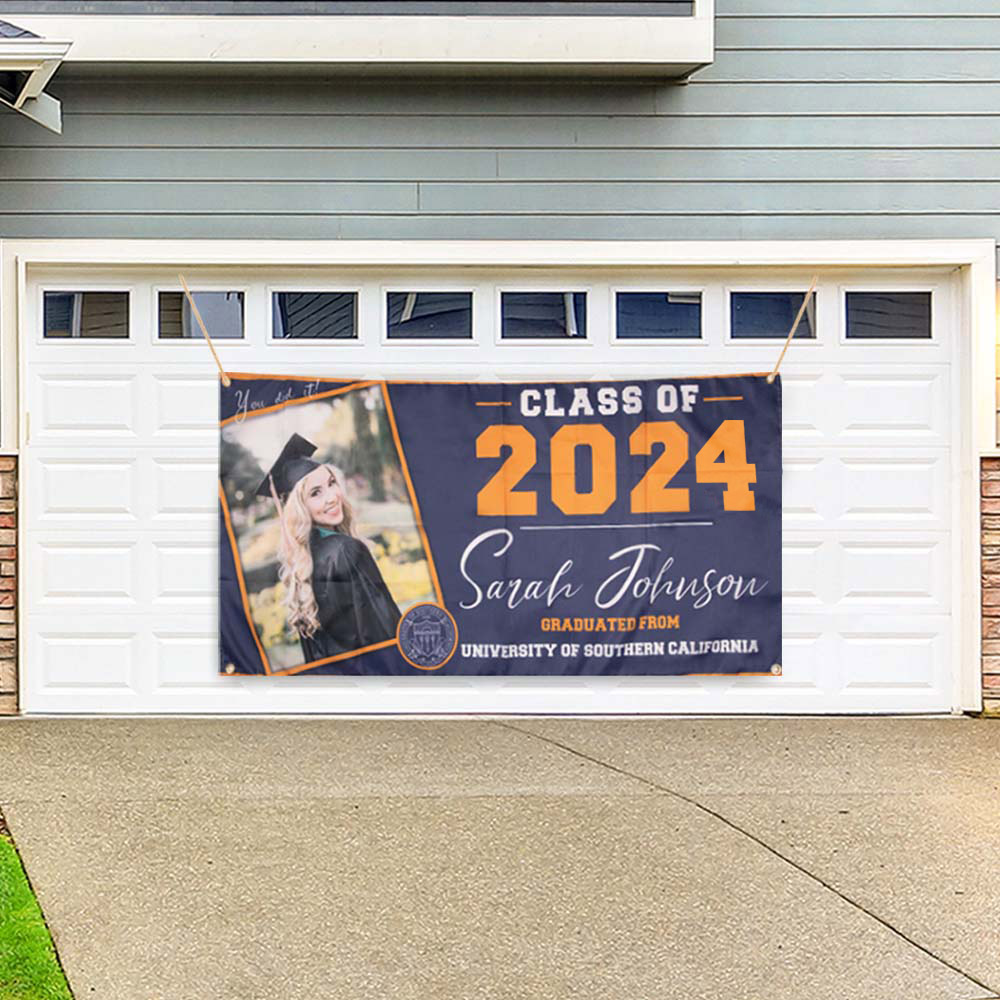 Personalized Graduation Banner Graduation Announcement Graduation Gift ...