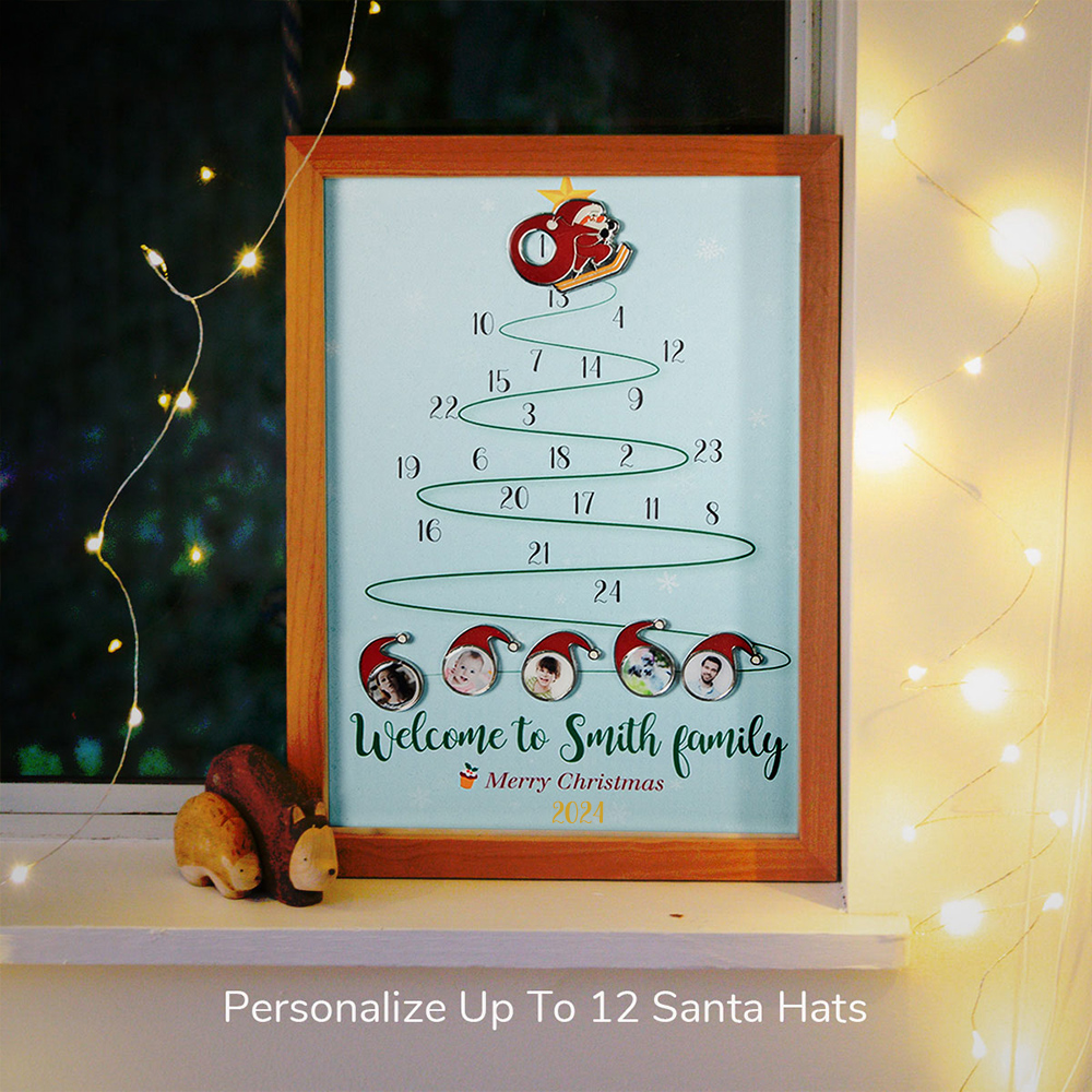 Custom Countdown to Christmas Advent Calendar 2023 - CALLIE