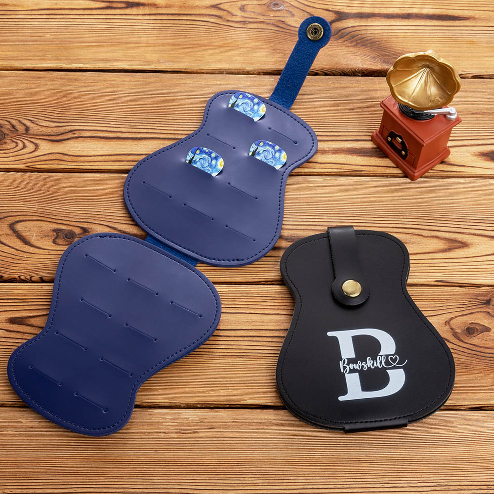 Personalized Portable Guitar Pick Holder with 3 Starry Sky Picks Store ...
