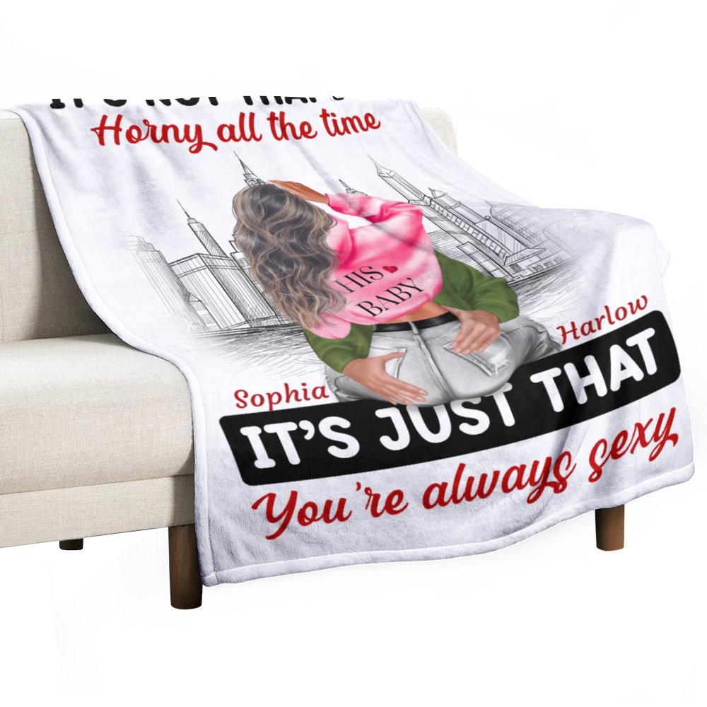 Personalized You're Always Sexy Busy City Blanket Romantic Home ...