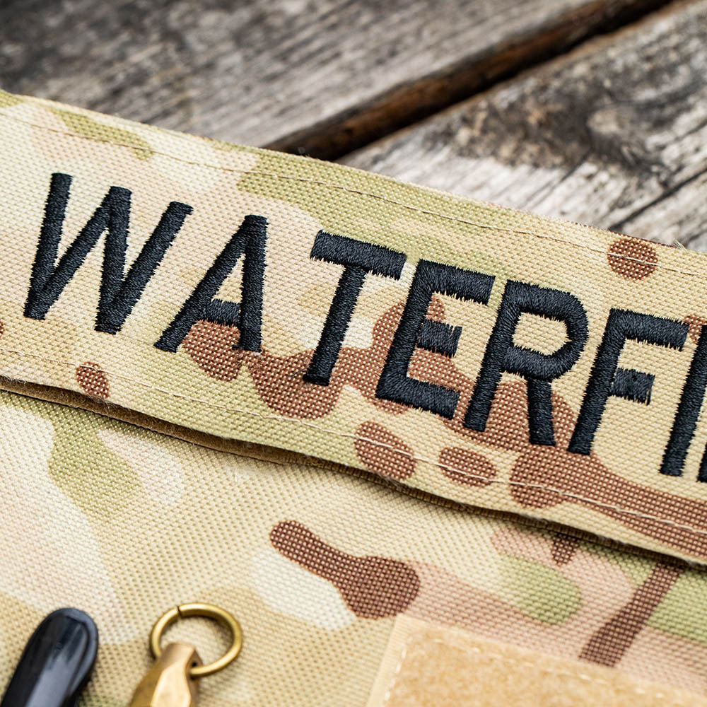 Personalized Military Waterproof Book Cover With Embroidery Name ...